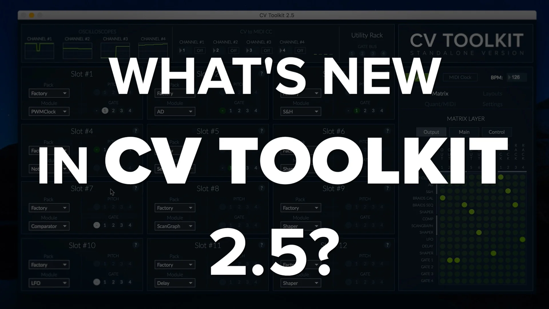 CV Toolkit 2.5 is now available! — Spektro Audio