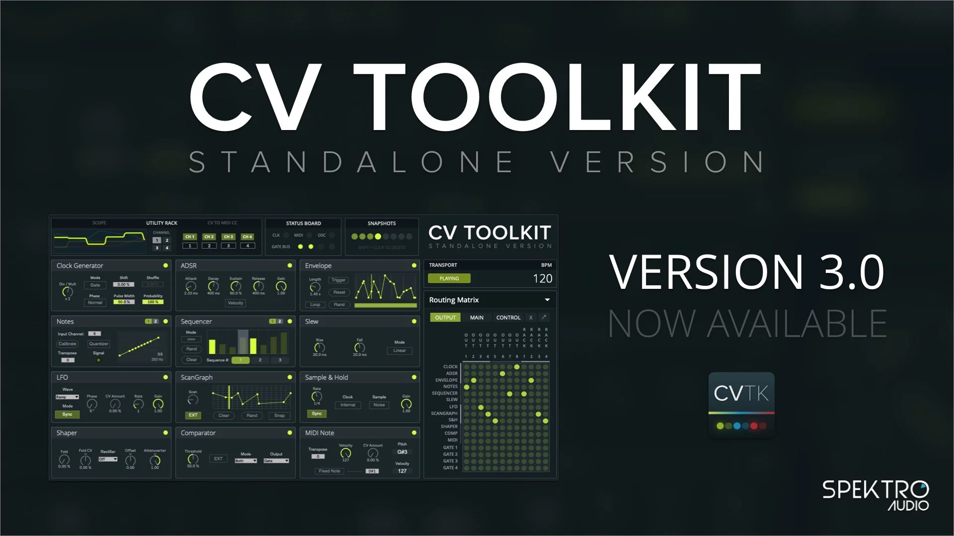 CV Toolkit 3 is Now Available! — Spektro Audio