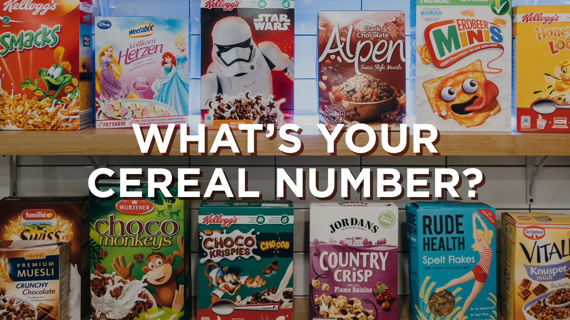 What's Your Cereal Number (WYCN) • 왓츠유어씨리얼넘버 — Greysuitcase