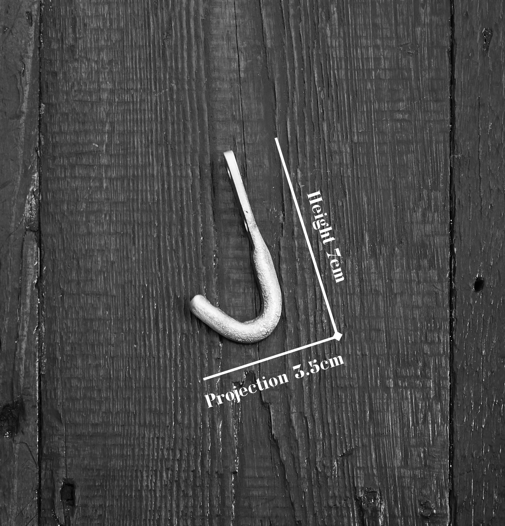 Pan Hook, Cast Bronze — Mark Lewis Interior Design