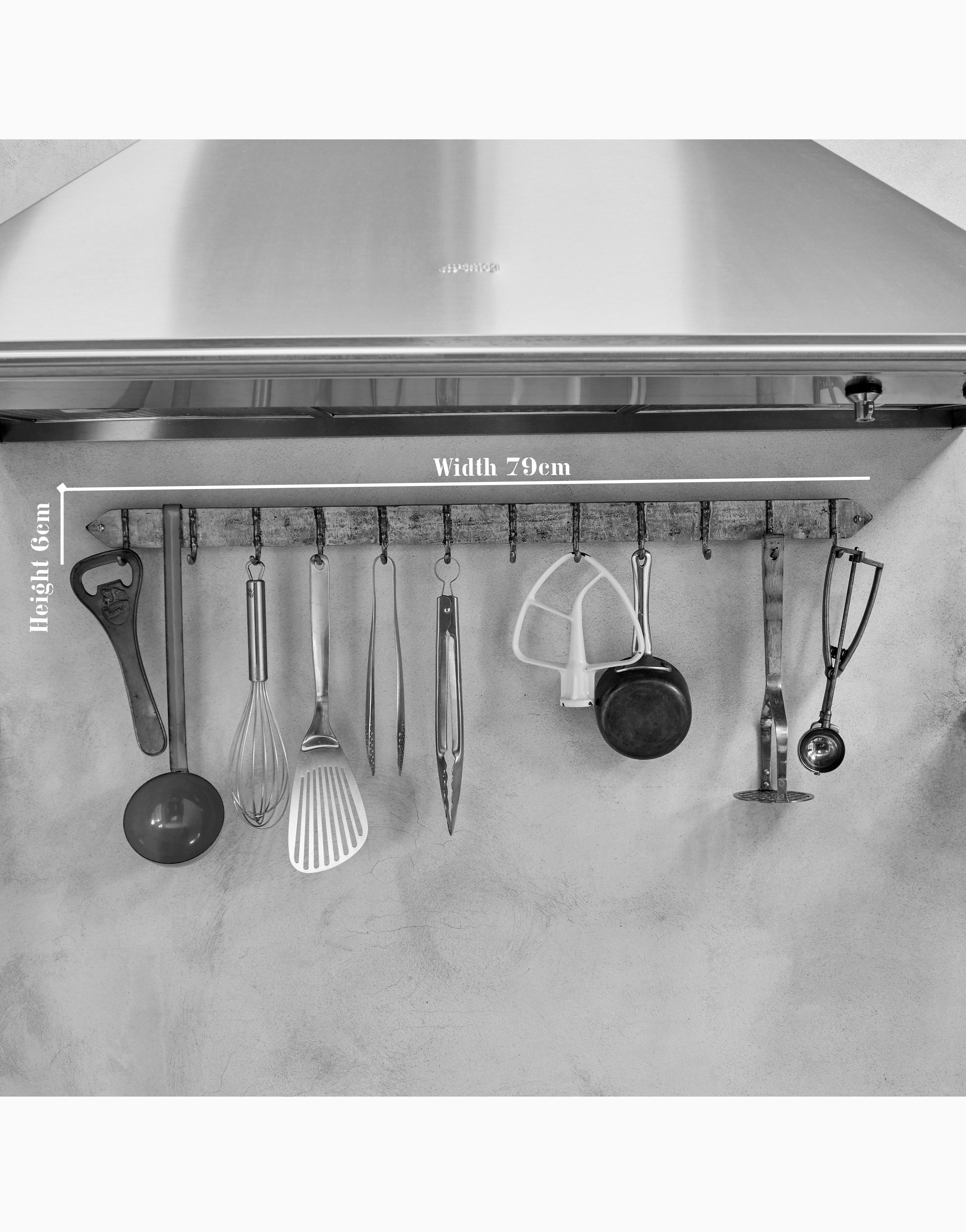 Utensil Rack — Mark Lewis Interior Design