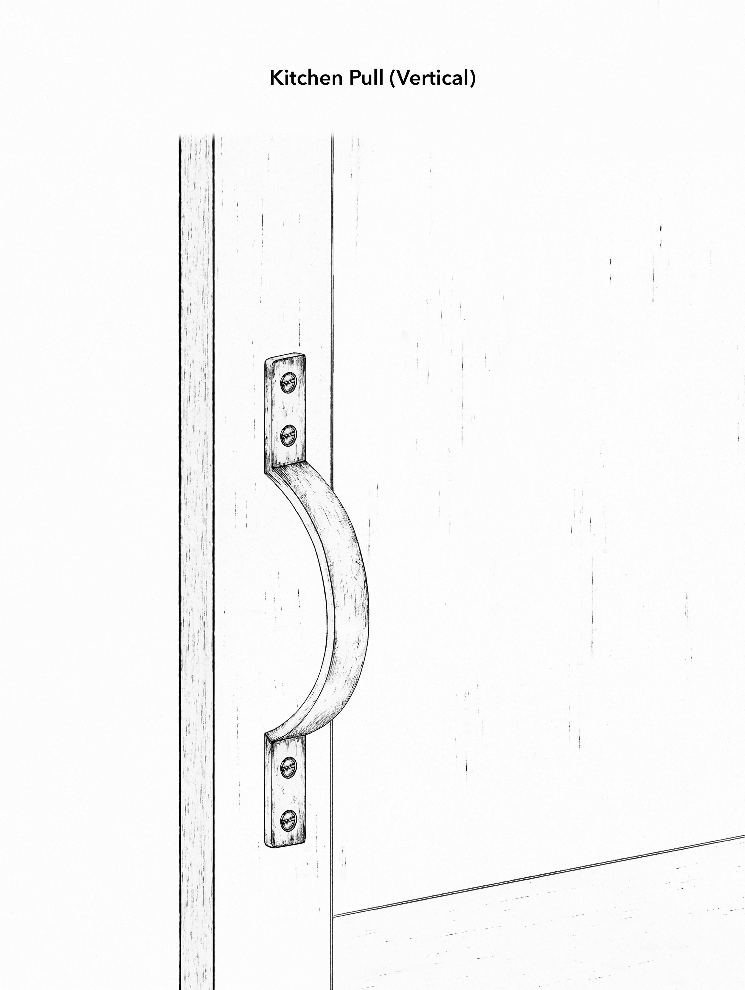 "Handmade Sand-Cast Bronze Kitchen Pull Handles – British Craftsmanship ...