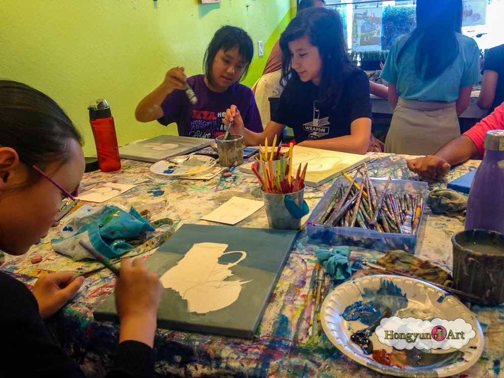 2018-0723 Painting Summer Camp — Hongyun Art