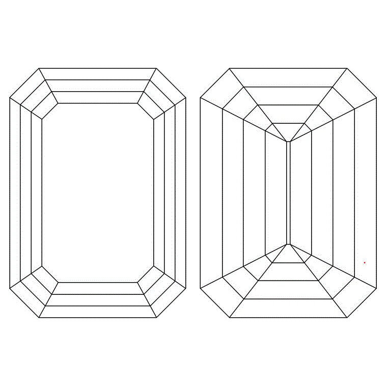 Emerald Cut Vector