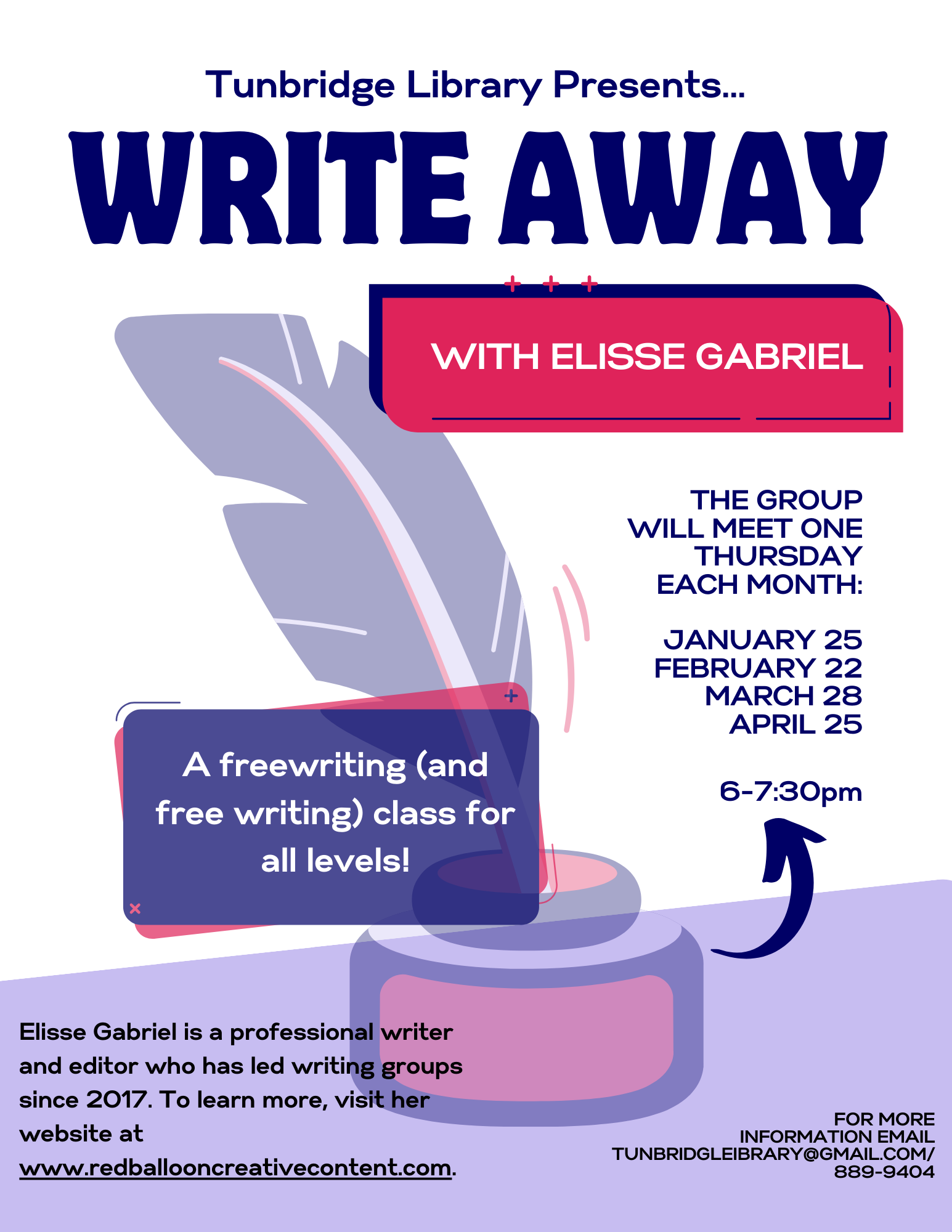 Events — Tunbridge Public Library