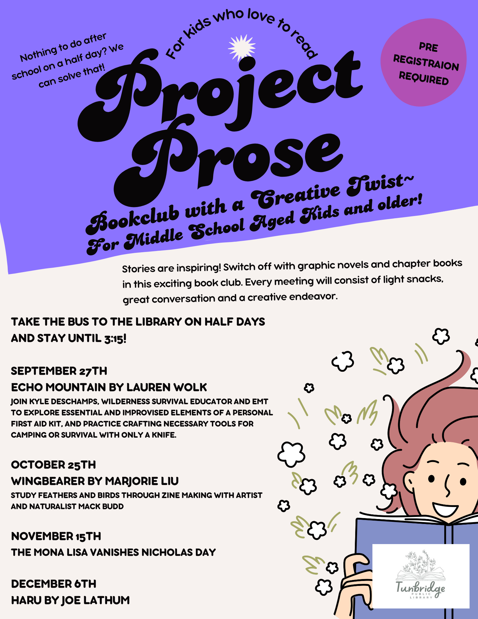 Events — Tunbridge Public Library