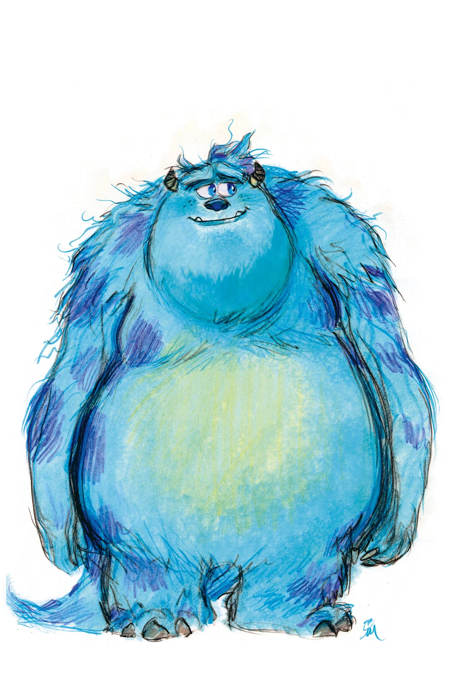 Sully Monsters Inc Drawing