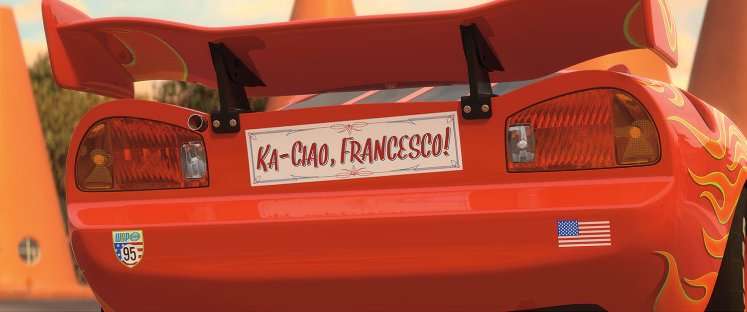 Lightning Mcqueen Back View