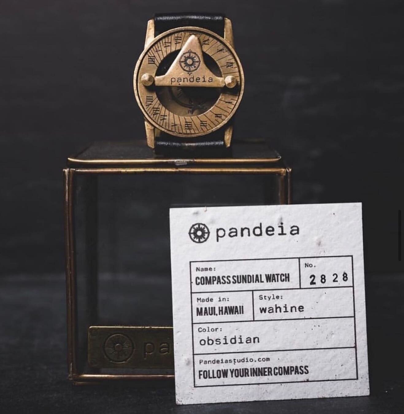 WASHED ASHORE — Pandeia Compass Sundial Watches Handmade on Maui