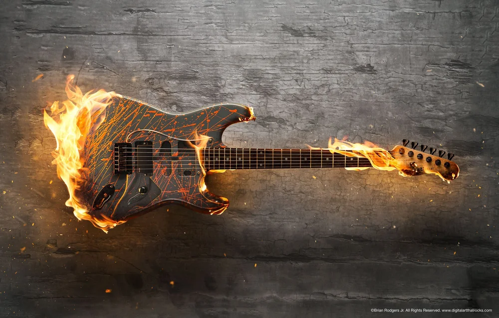 Guitar Photography Lighting