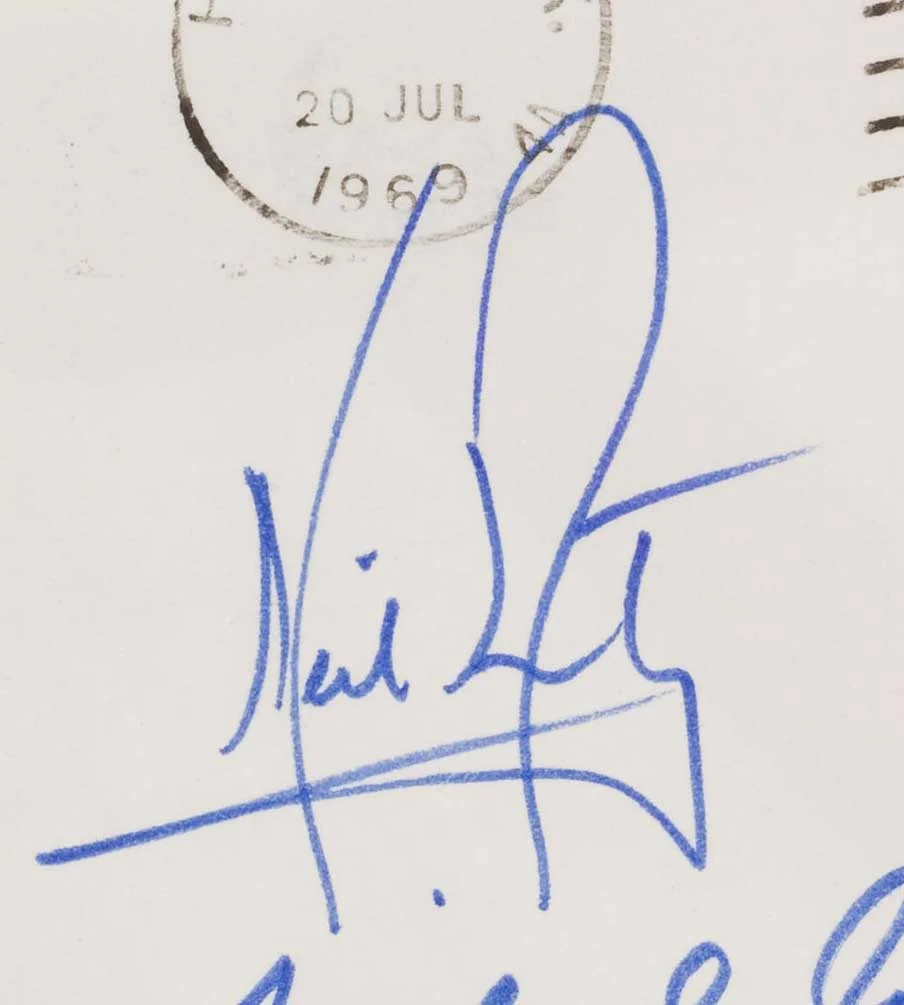 Neil Armstrong Autograph Study — Zarelli Space Authentication