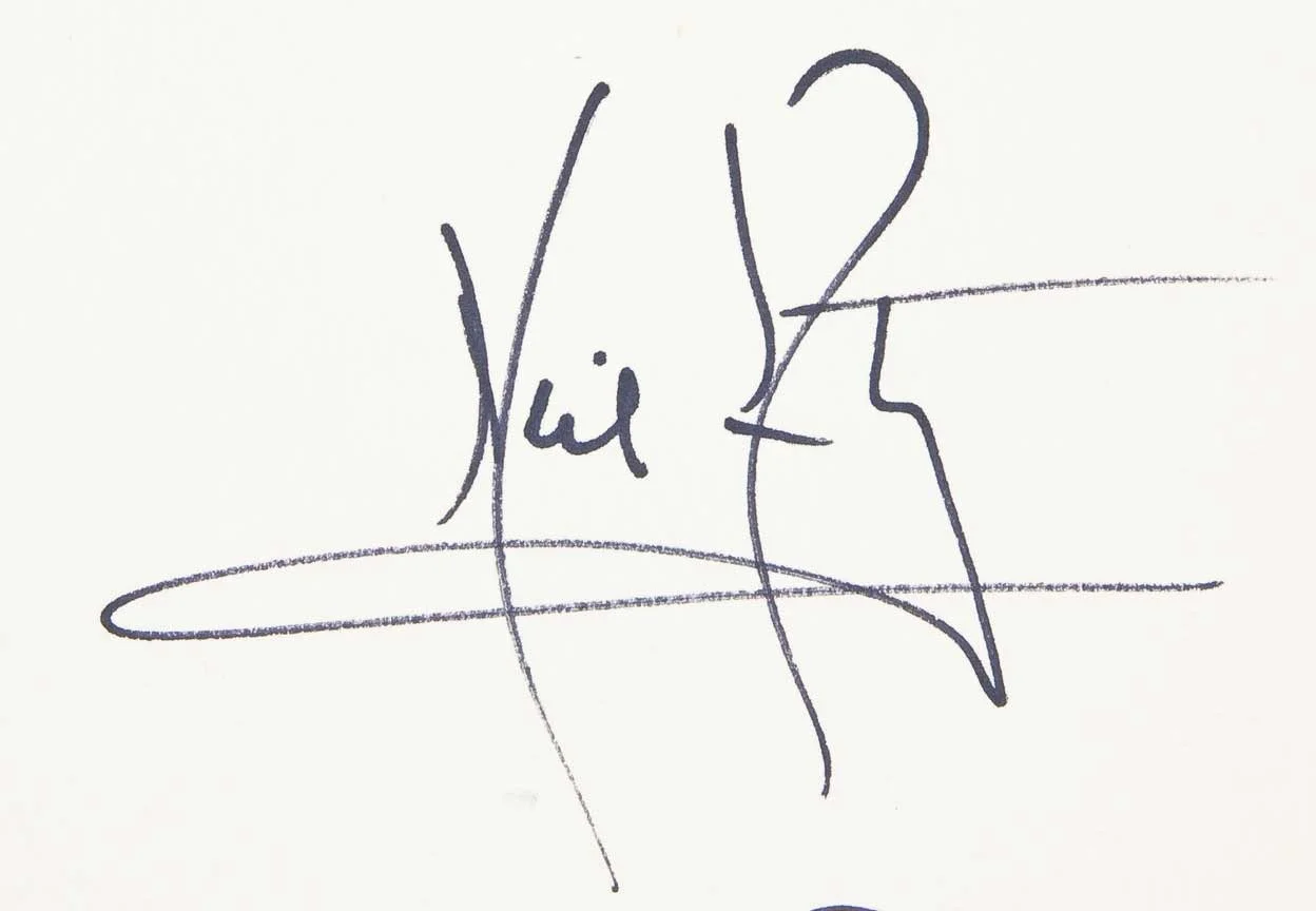 Neil Armstrong Autograph Study — Zarelli Space Authentication