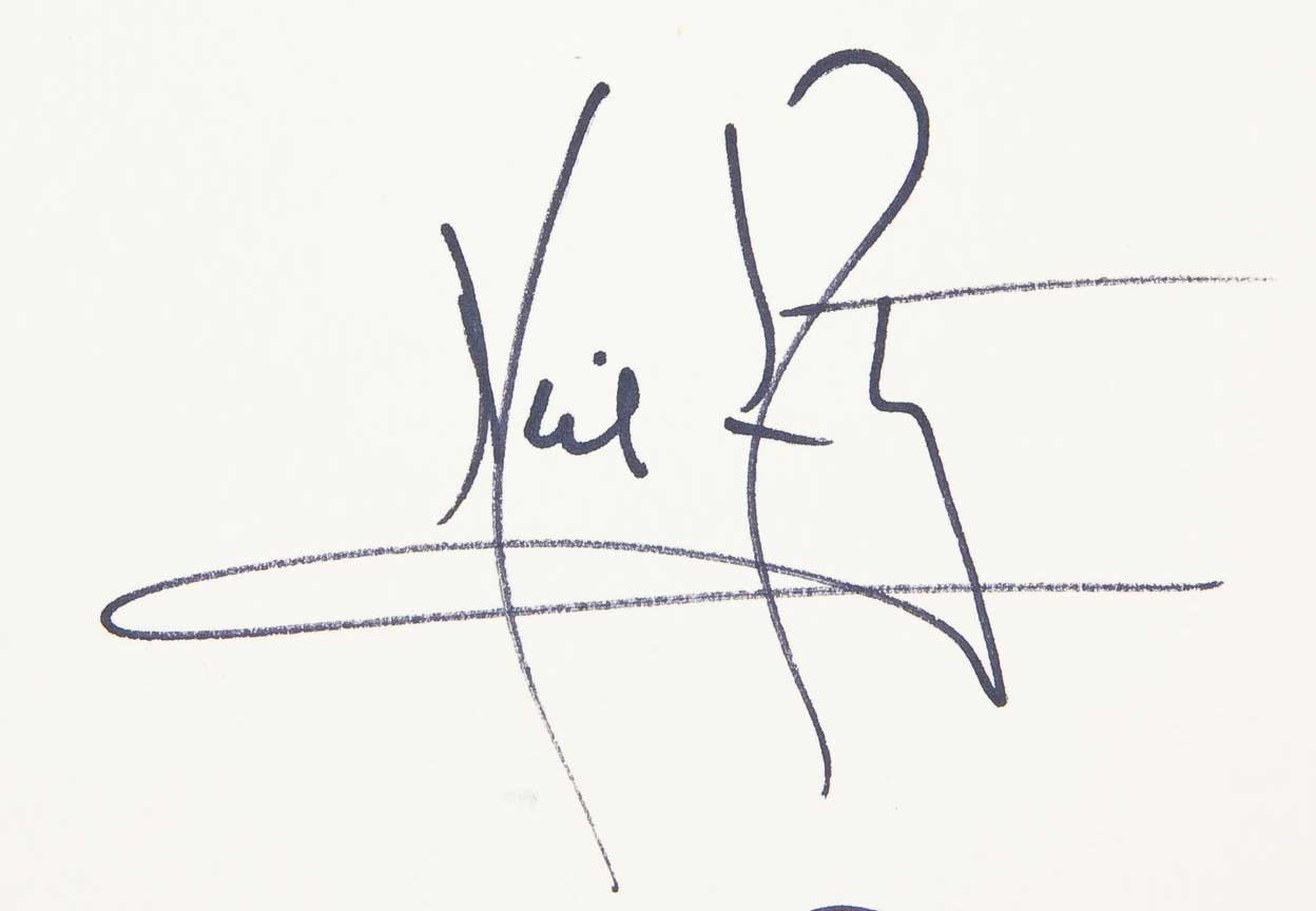 Neil Armstrong Autograph Study — Zarelli Space Authentication