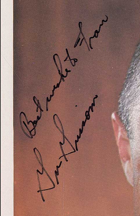 Virgil "Gus" Grissom Autograph Study — Zarelli Space Authentication
