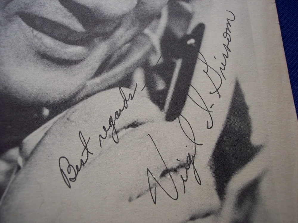 Virgil "Gus" Grissom Autograph Study — Zarelli Space Authentication