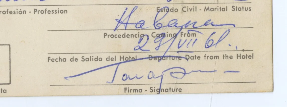 Yuri Gagarin Autograph Study — Zarelli Space Authentication