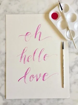 Semester Bundle (Intro to Watercolors, Calligraphy, Florals ...