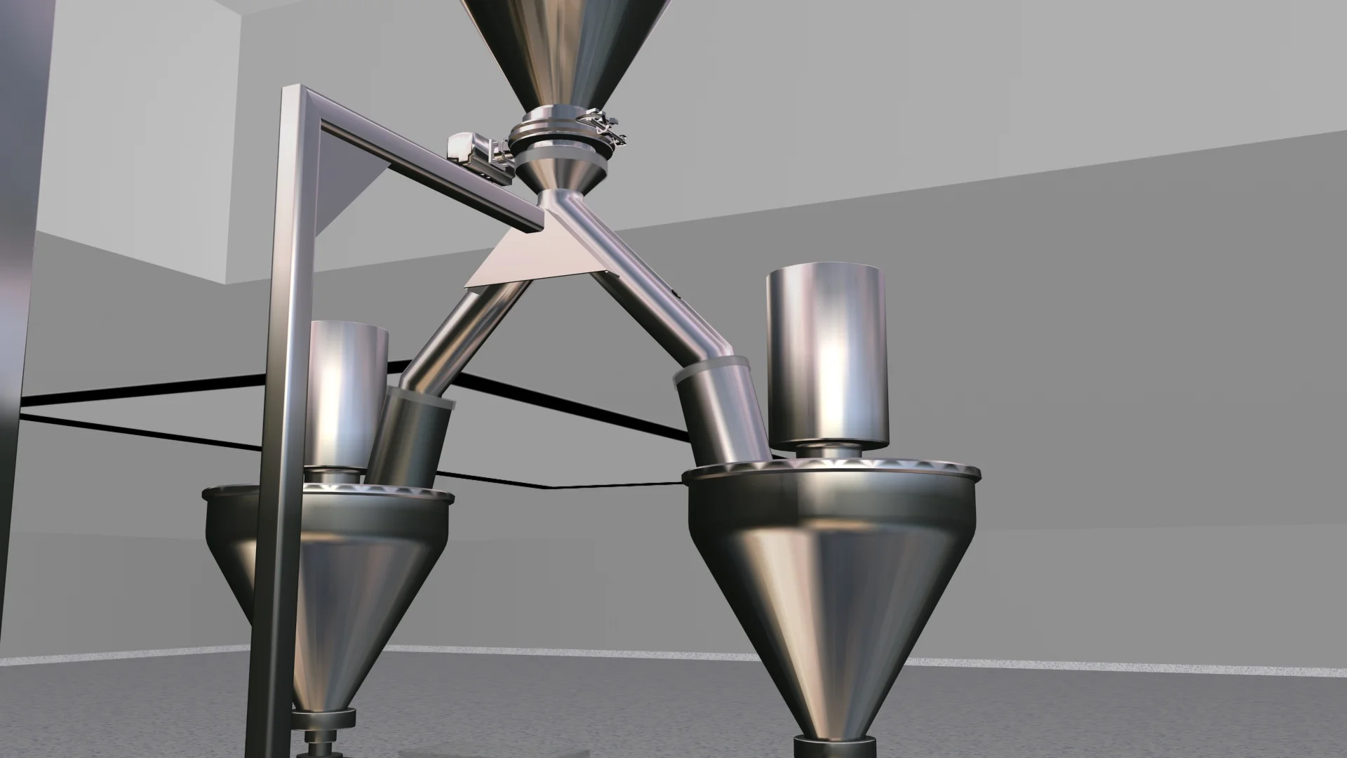 Post Material Handling: sanitary stainless steel drum lifts