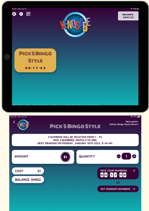 Keno — Electronic Bingo Systems