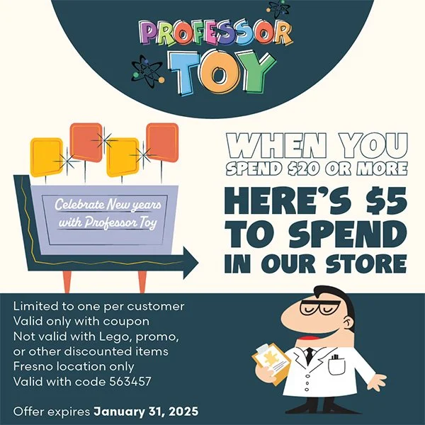 COUPON — Professor Toy