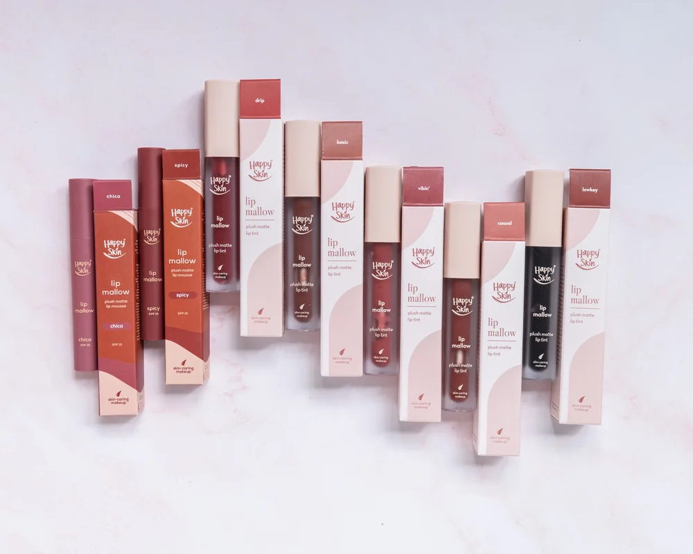 Review and Swatches: The Happy Skin Lip Mallow Plush Matte Lip Tint ...