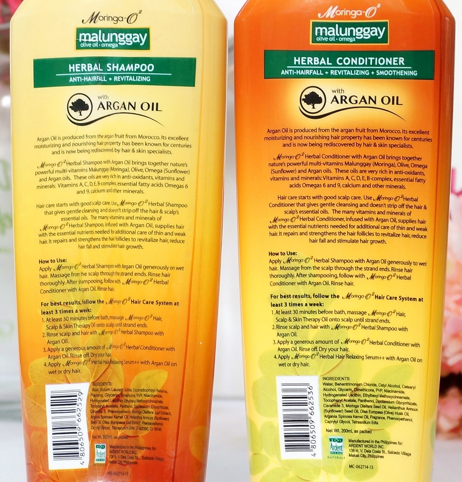 Hair heroes: Moringa-O² Herbal Shampoo, Conditioner, and Relaxing Serum ...