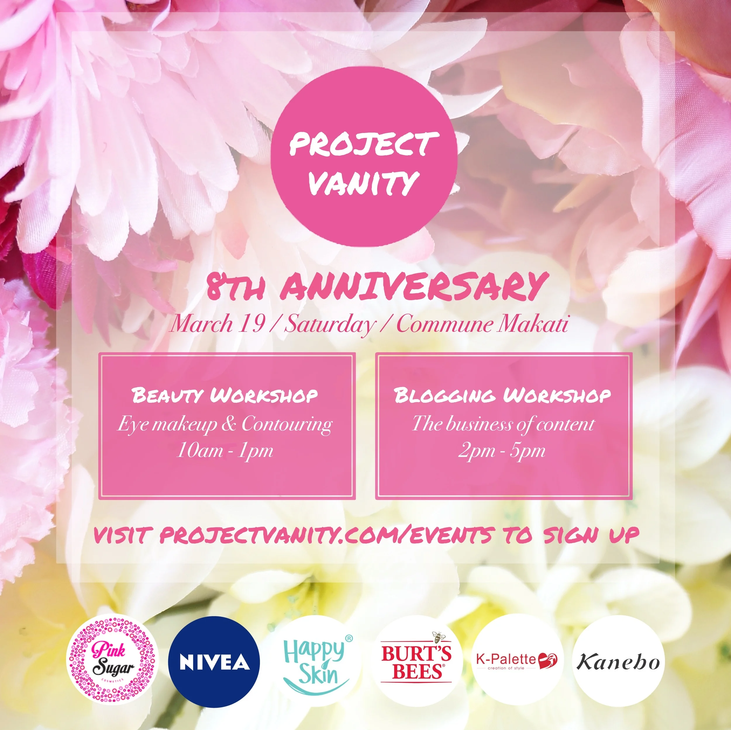You're invited: The Project Vanity 8th Anniversary Event on March 19 ...