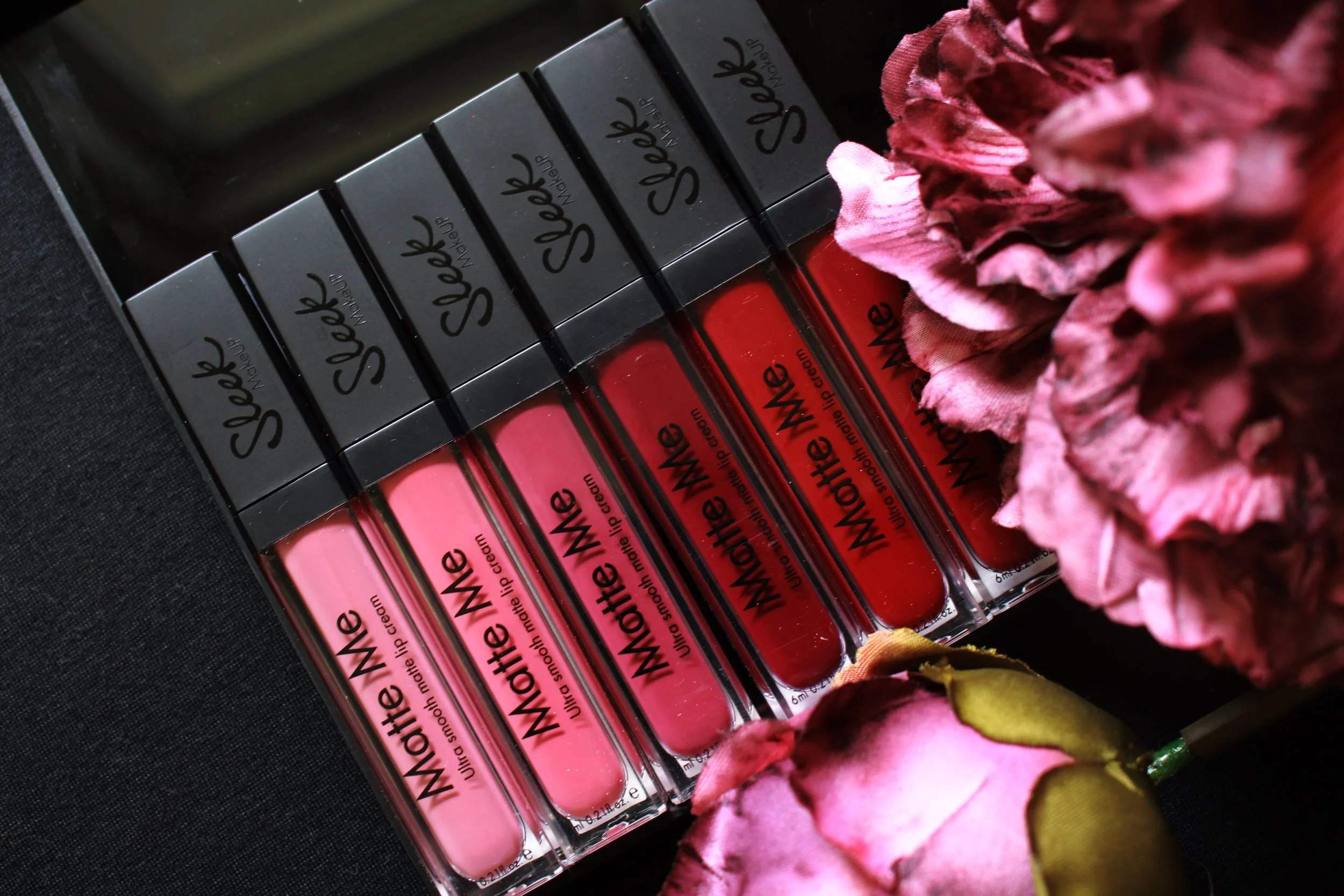 The six new shades of the Sleek Matte Me Lip Cream — Project Vanity