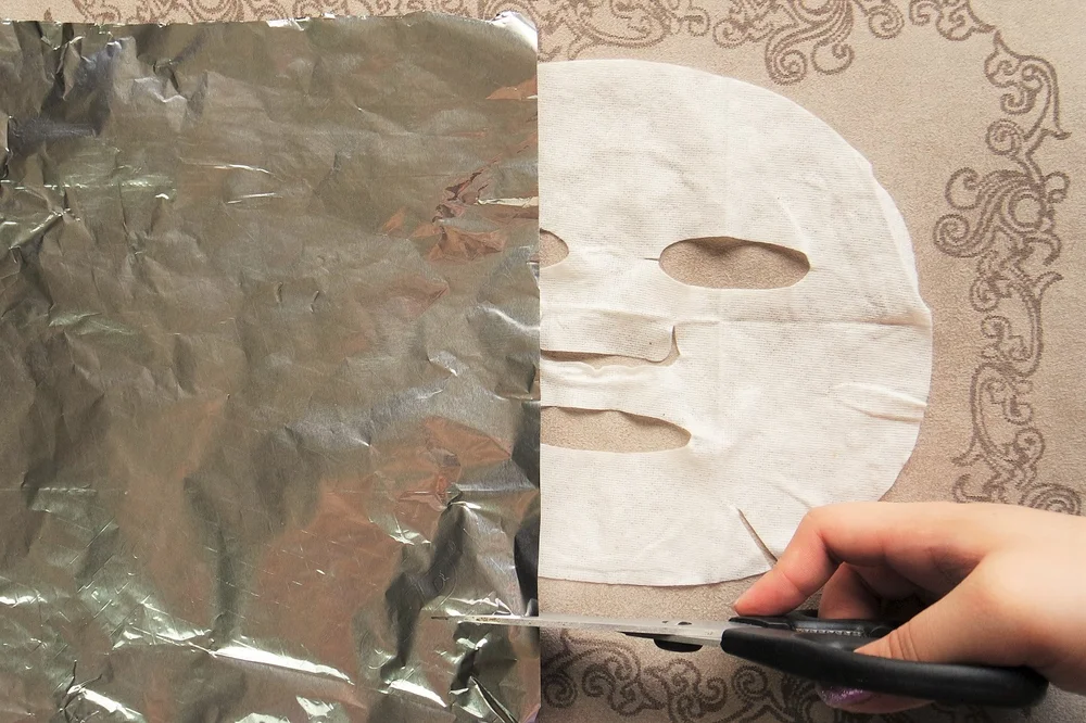 Wait, What? this DIY foil mask will maximize your precious sheets ...