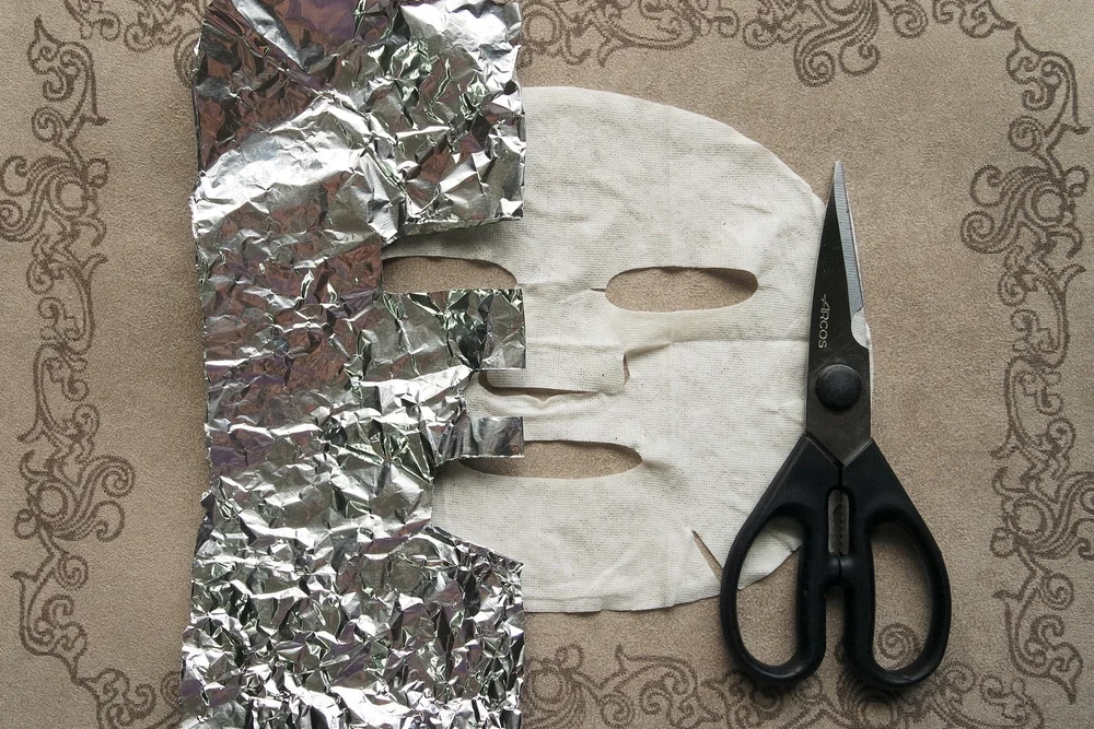 Wait, What? this DIY foil mask will maximize your precious sheets ...