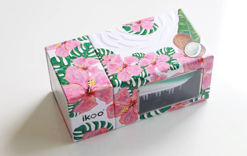 The Ikoo Brush the best at detangling and smoothing hair - it's so cute ...