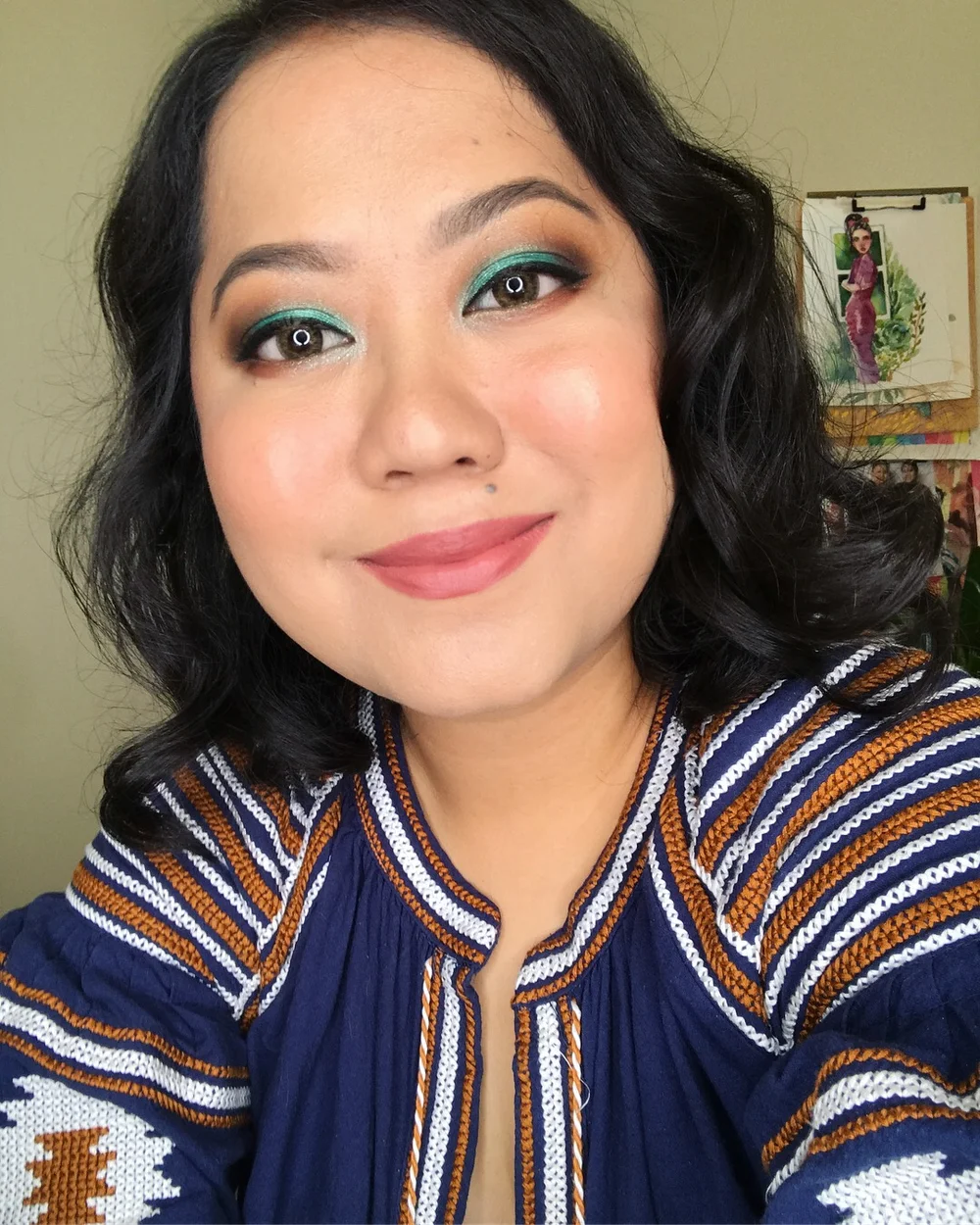 This is what green, lavender, and peach color correctors are for ...