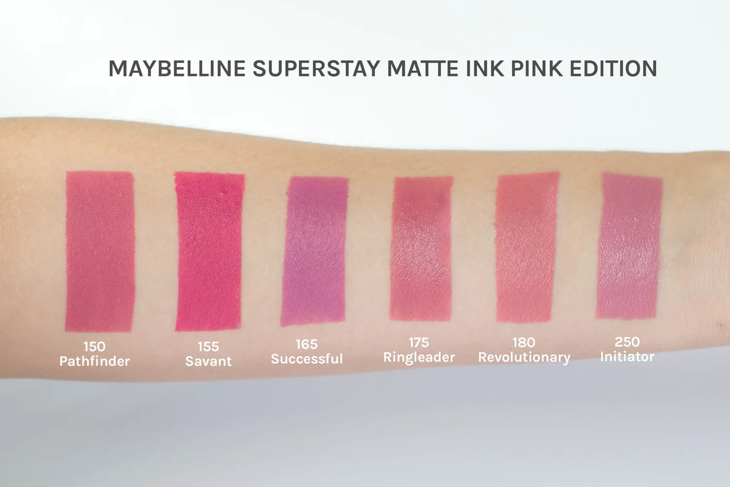 Maybelline’s Superstay Matte Ink Pink Edition: Fun, wearable pinks in a ...