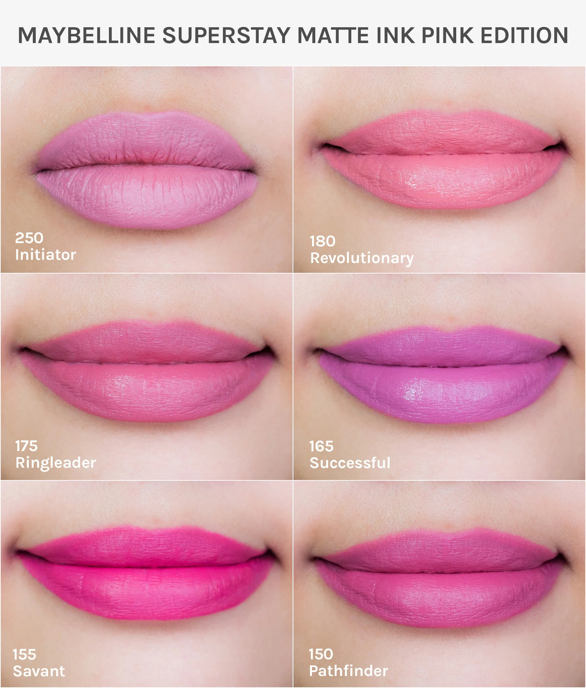 Maybelline’s Superstay Matte Ink Pink Edition: Fun, wearable pinks in a ...