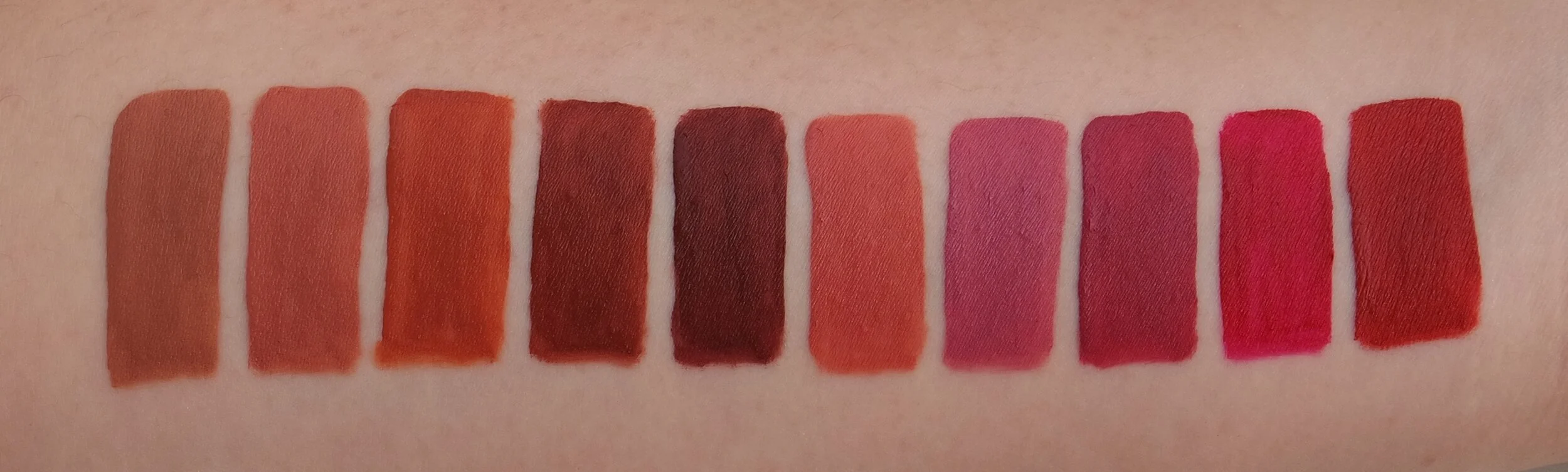 Mask-proof and pretty: Swatches of Maybelline's newest Super Stay Matte ...
