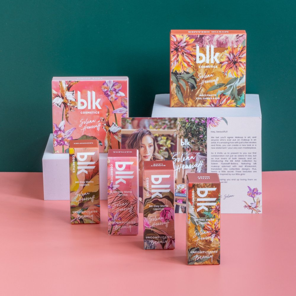 When Beauty Meets Art: The blk cosmetics x Solenn Heussaff makeup ...