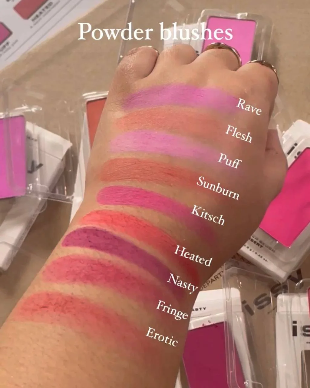 Just Issy: Swatches Of All New 52 Colors In Their Custom Palette System ...