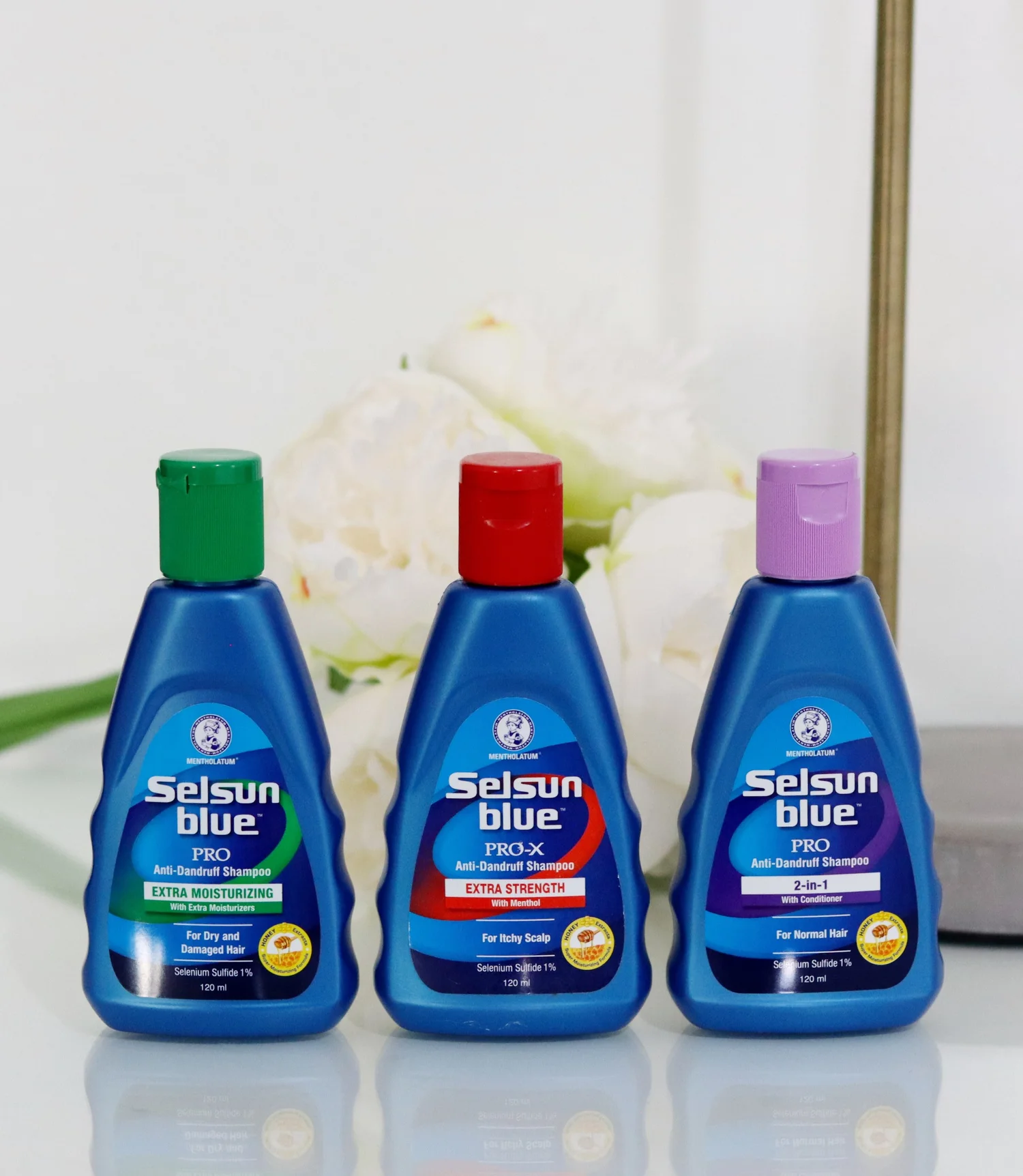 The difference between the three Selsun Blue Anti-Dandruff Shampoos ...