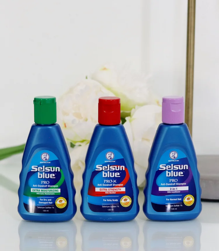 The difference between the three Selsun Blue Anti-Dandruff Shampoos ...