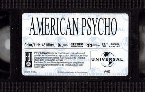 Patrick Bateman Videotapes
