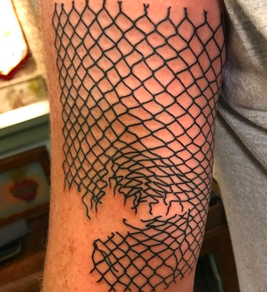 Chain Link Fence Tattoos
