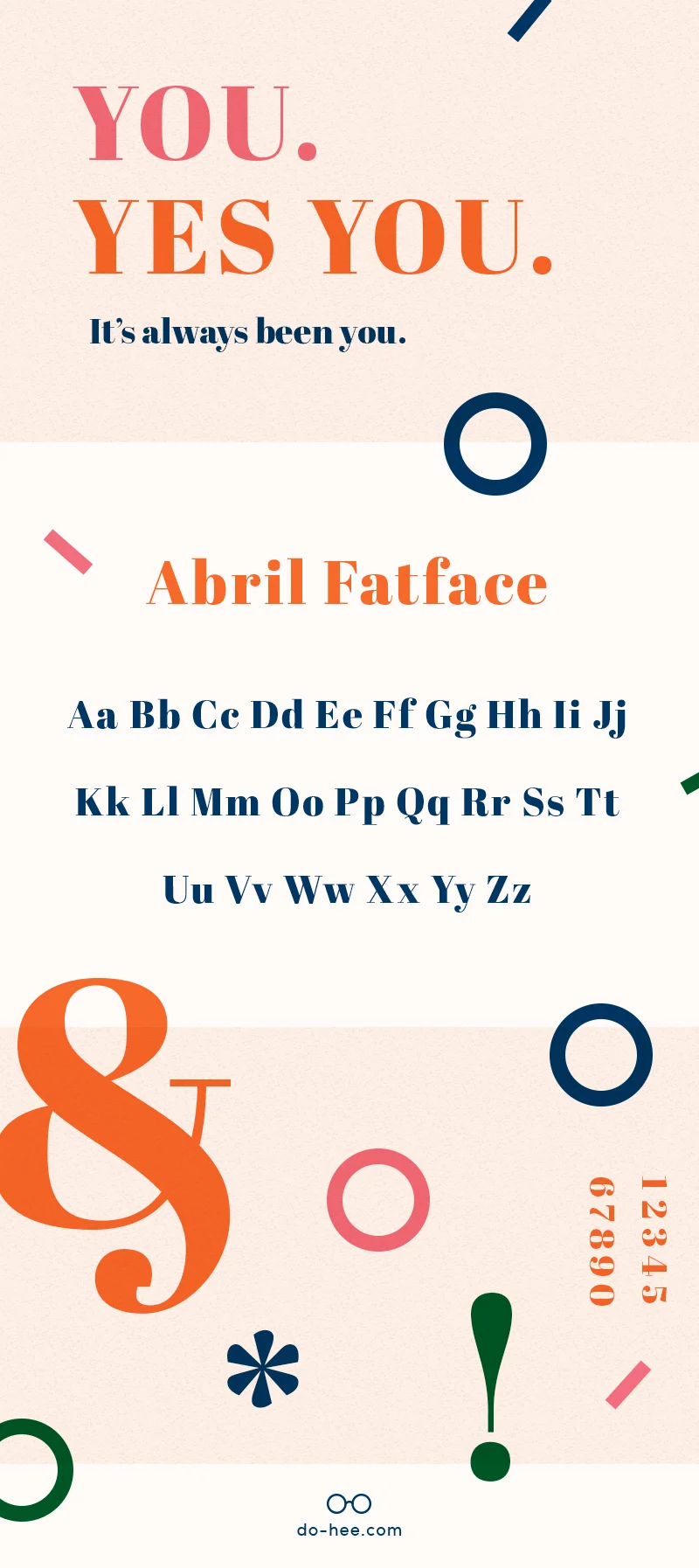 Just My Type: Abril Fatface - Google Fonts — Do-Hee Kim