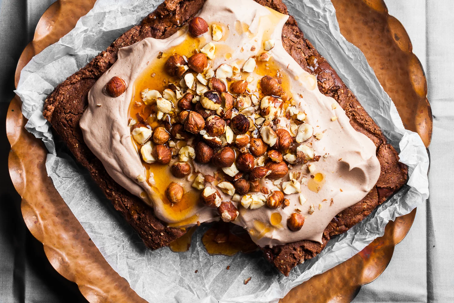 CHOCOLATE HAZELNUT SLICE — C l e - a n n