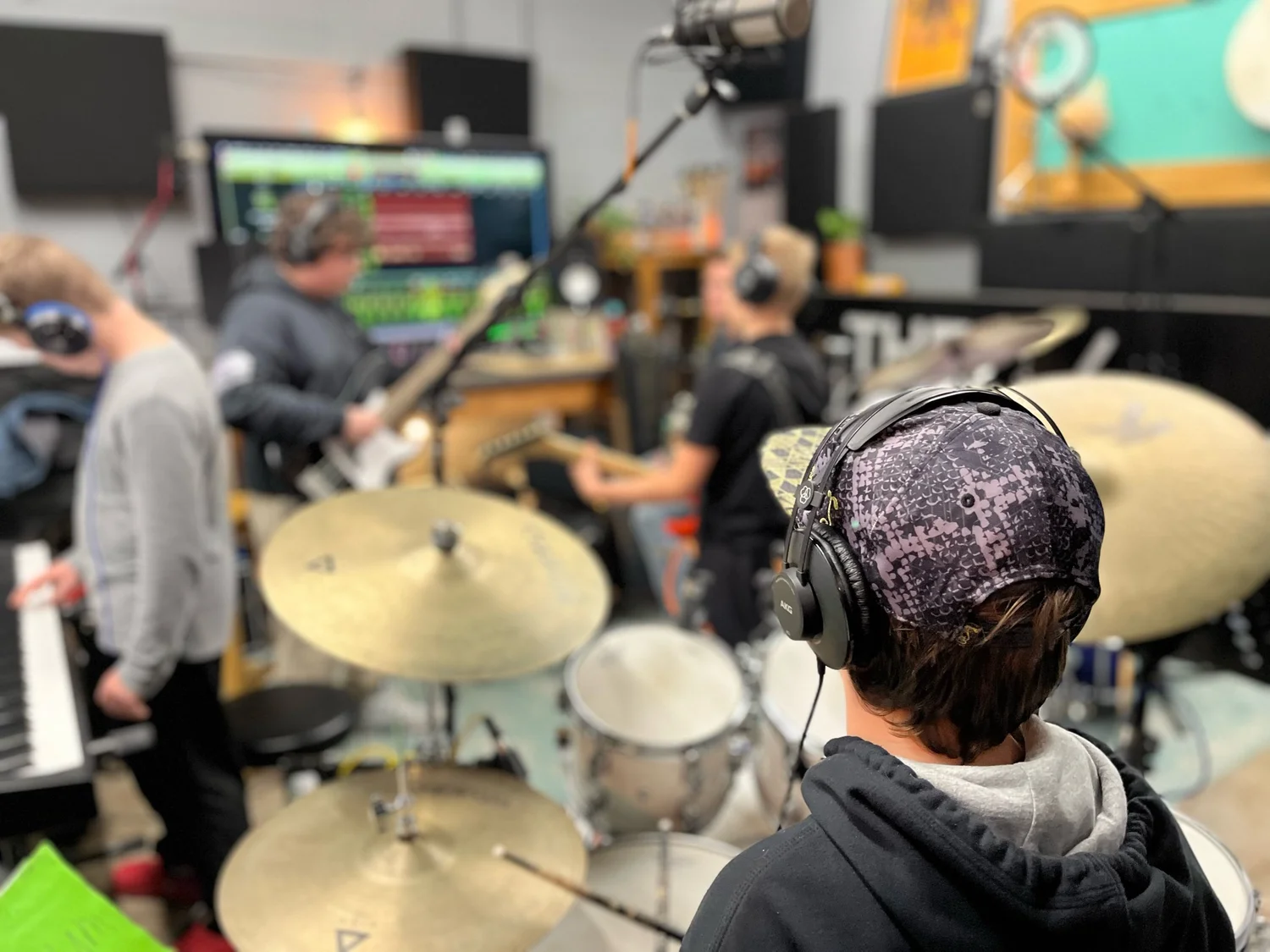 Private and group music lessons instruction on drums, guitar, bass ...