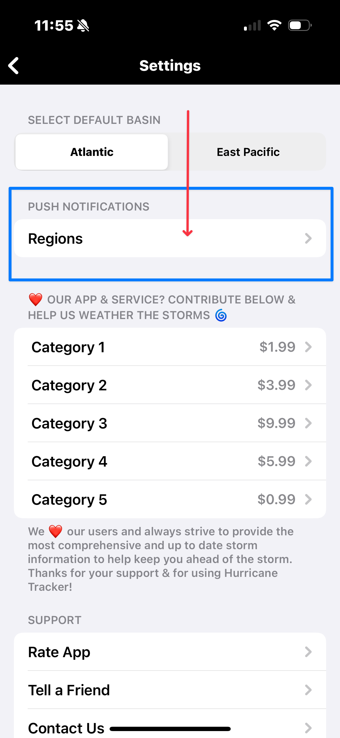 How To Use The Hurricane Tracker Storm Push Alert System — Latest News ...