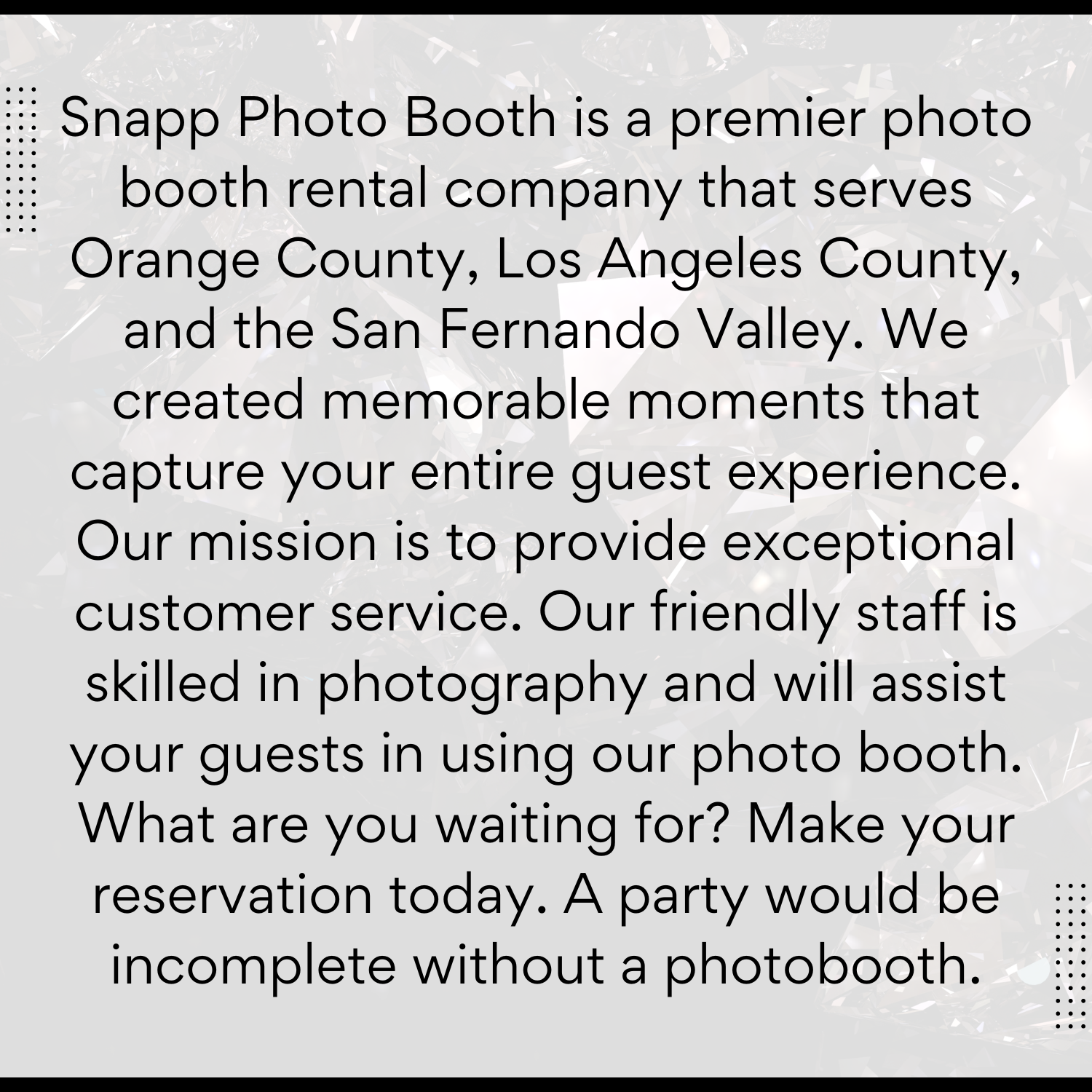 Snapp Photo Booth -Home