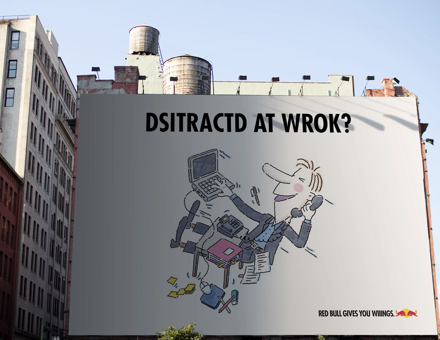 Red Bull Gives You Wings Cartoon Commercial