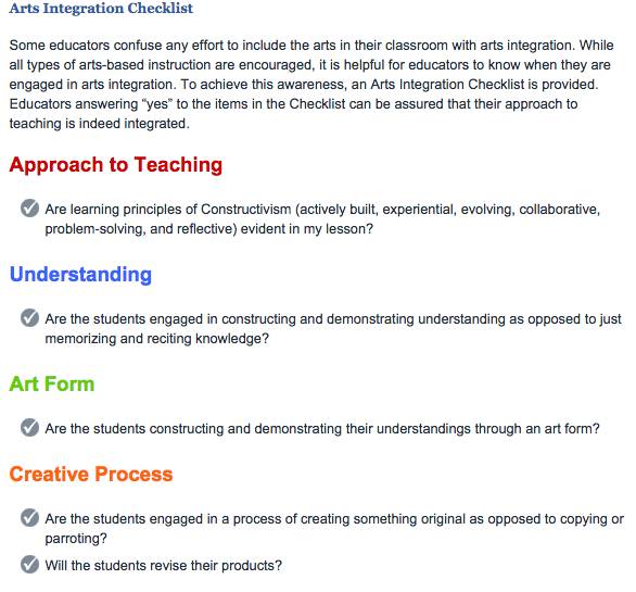 Research Update: Technologies in Arts Integration Curricula — Arts ...