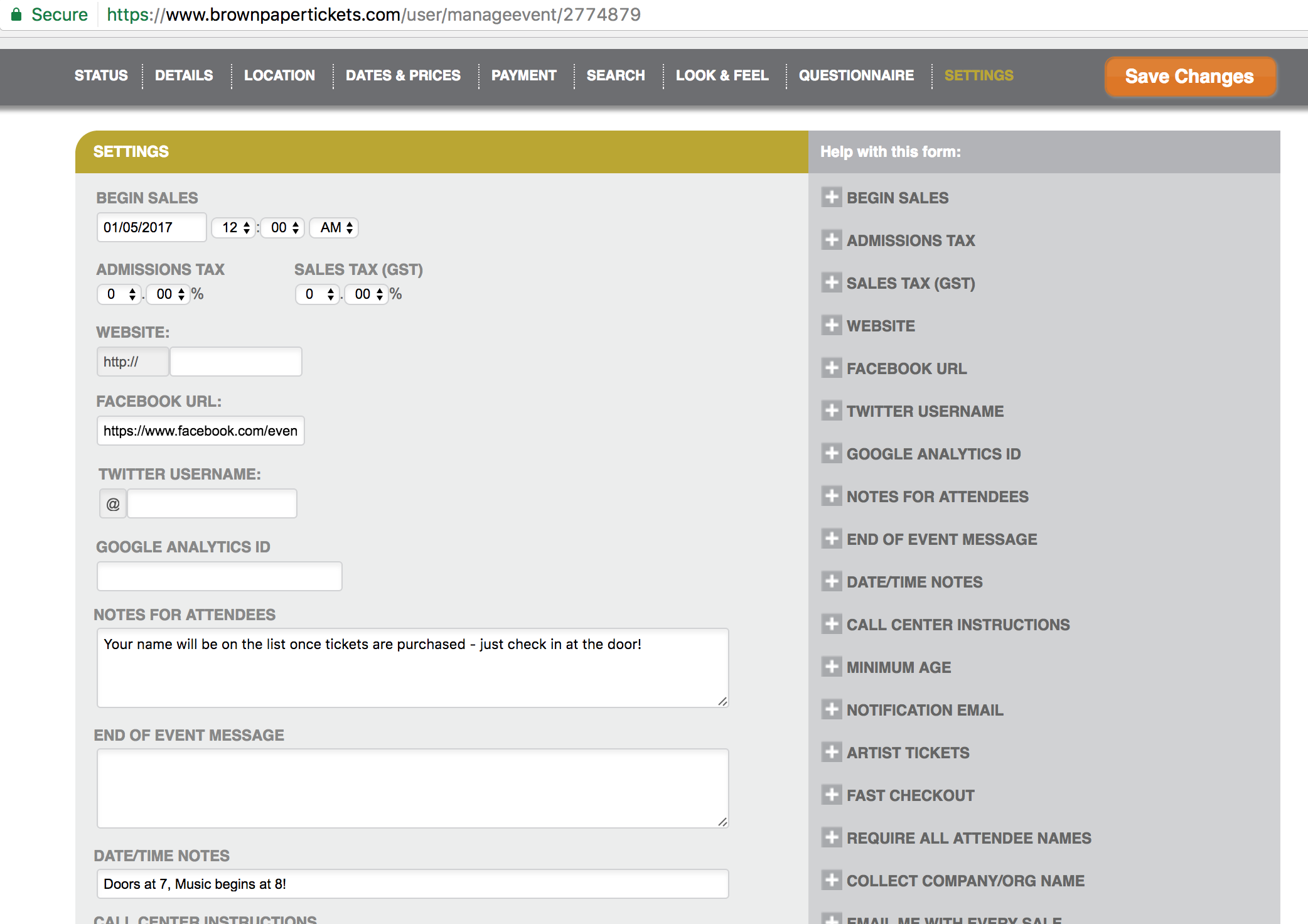 Event Ticketing Made Simple through Brown Paper Tickets — Arts ...