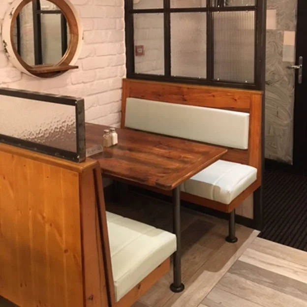 Bespoke Rustic Reclaimed Cider Mill Pine Plank Restaurant Tables, UK ...